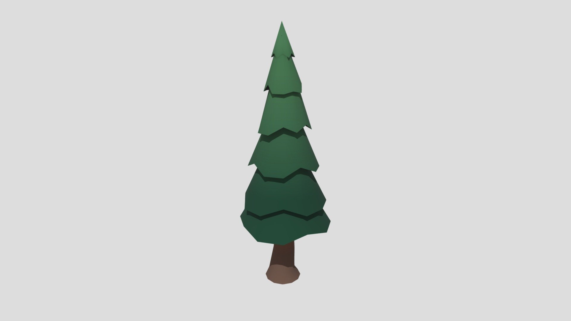 Low poly tree - 3D model by Batons [1864300] - Sketchfab