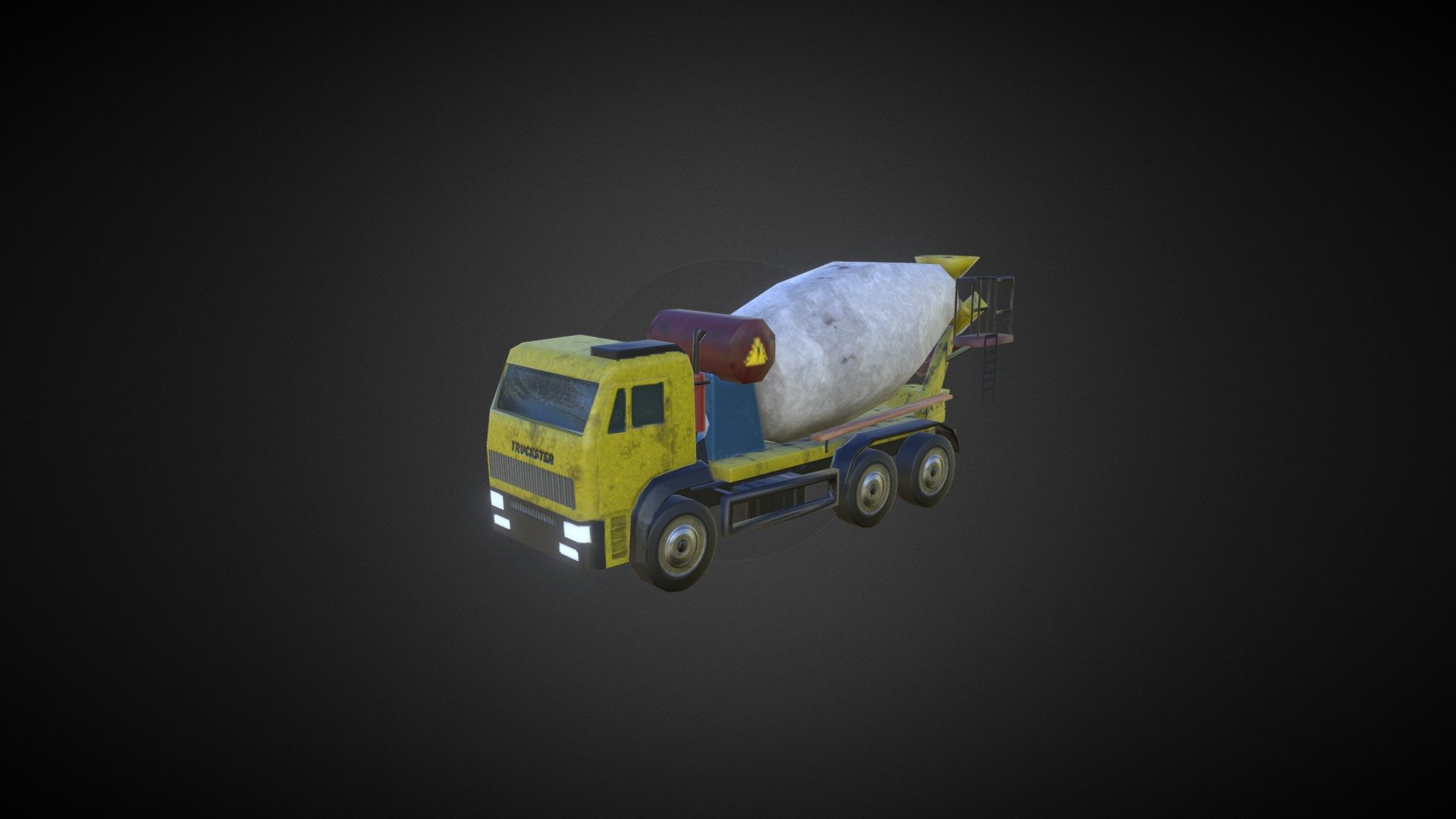 Concrete Mixer [Cities: Skylines] - 3D model by Shapernode [1865a1b] - Sketchfab