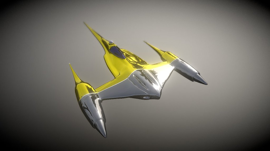 Naboo N1 Fighter - 3D model by GreGrey452 [18684b2] - Sketchfab