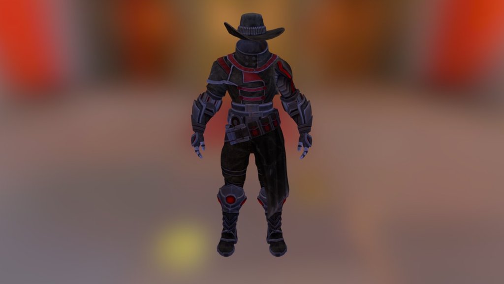 Cyber Cowboy - 3D model by sakisbates [1868aa0] - Sketchfab