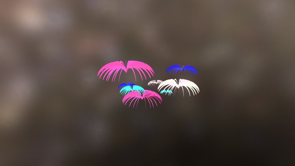 Fireworks - 3D model by jadaboy [1869a86] - Sketchfab