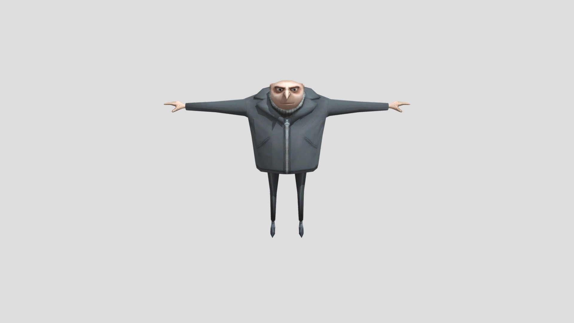 Wii - Despicable Me The Game - Gru - Download Free 3D model by kyle ...