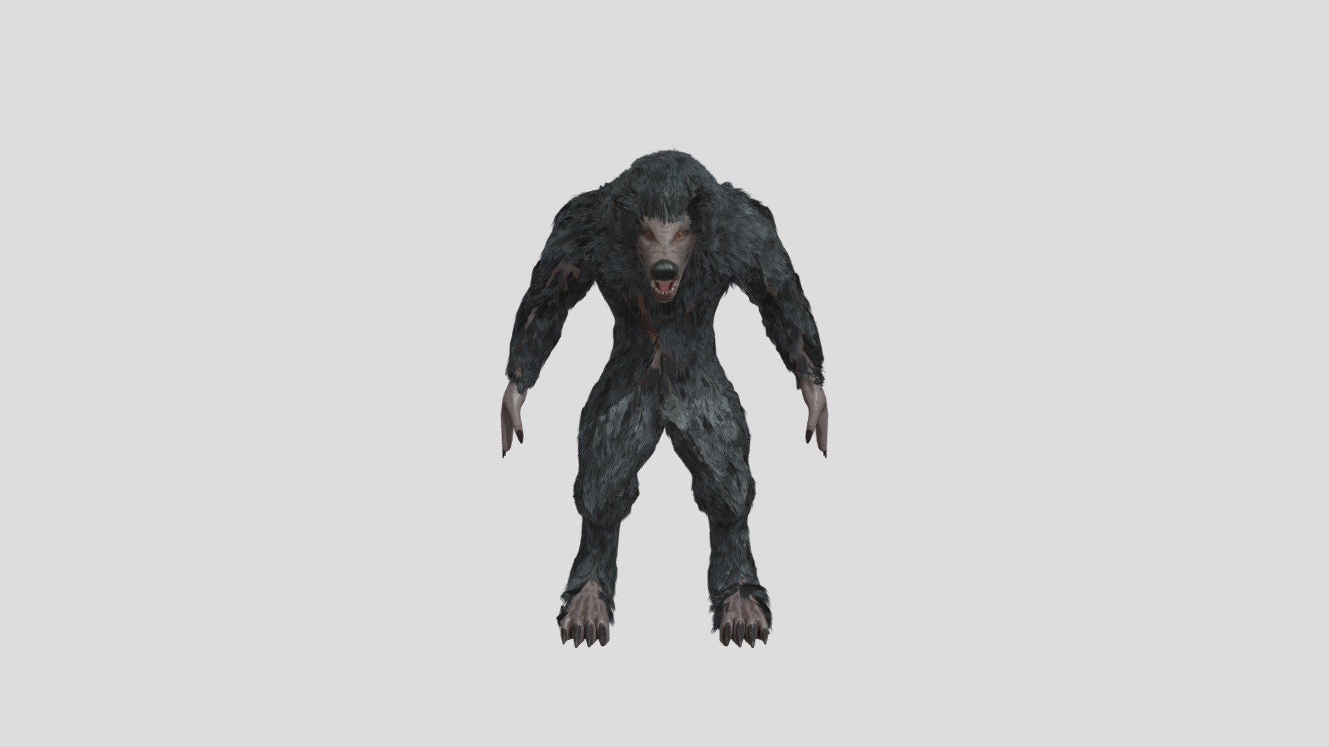 Werewolf Civilian - 3D model by AR Creations by Ian Sklarsky ...