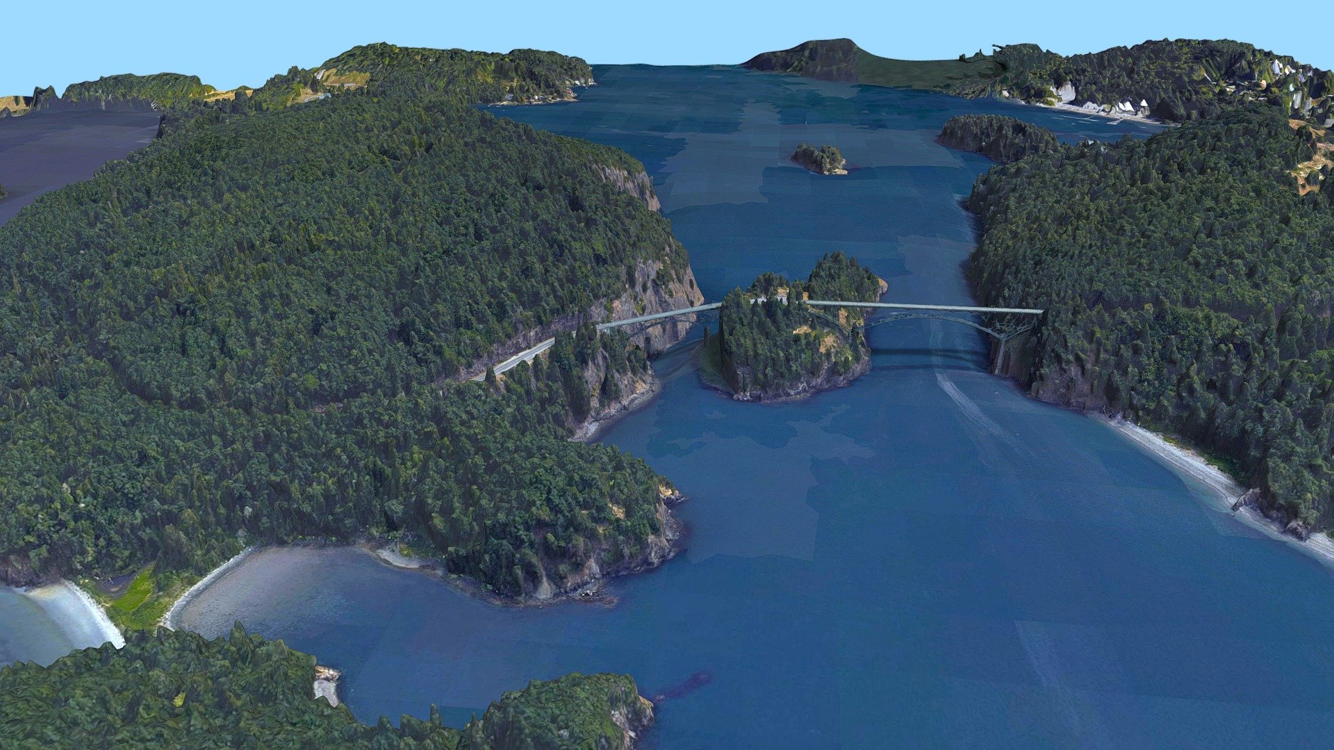 Deception Pass Bridge - Buy Royalty Free 3D model by LibanCiel [186a8d1 ...