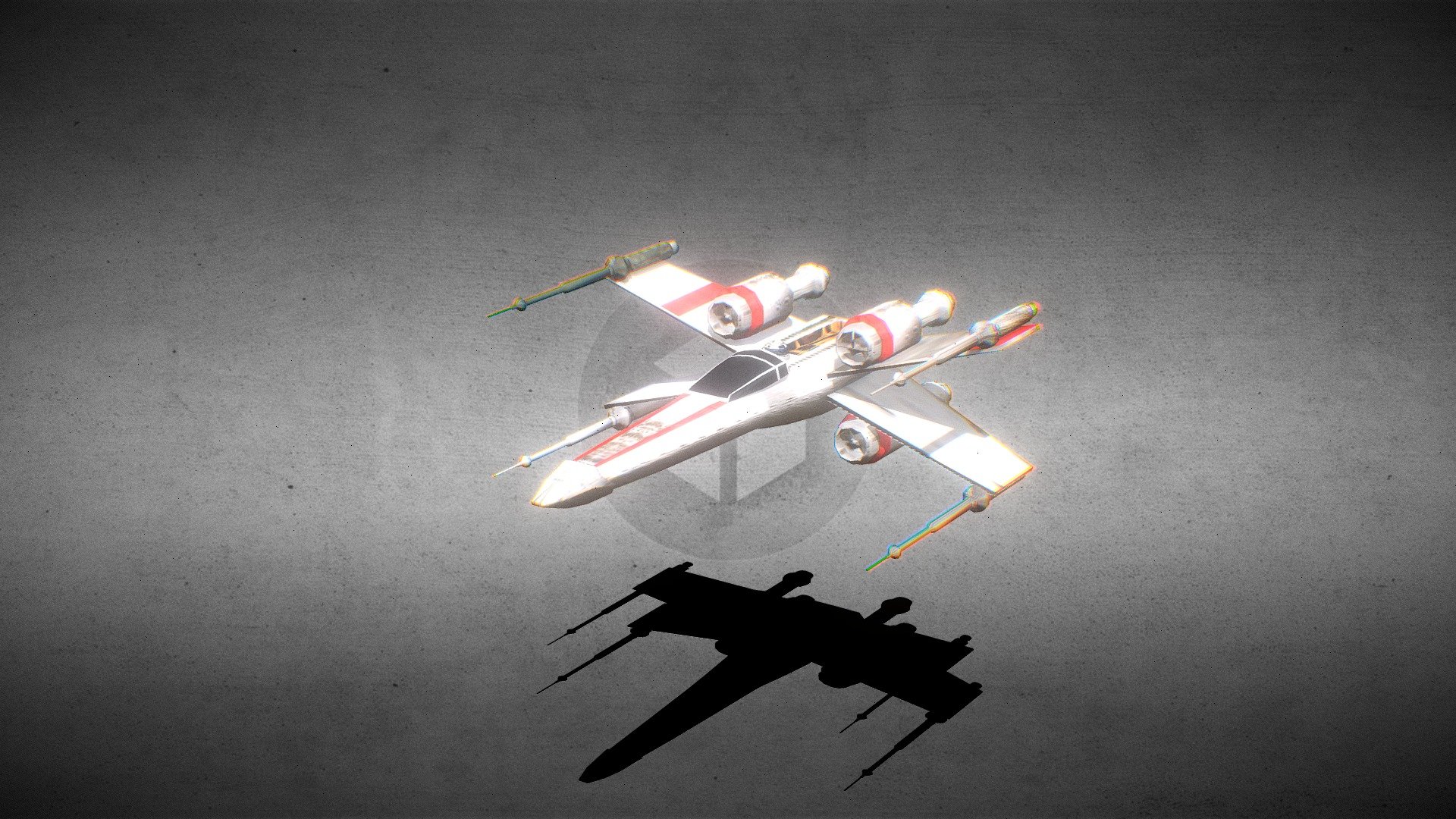 x wing star wars - 3D model by abductedd [186ad0a] - Sketchfab