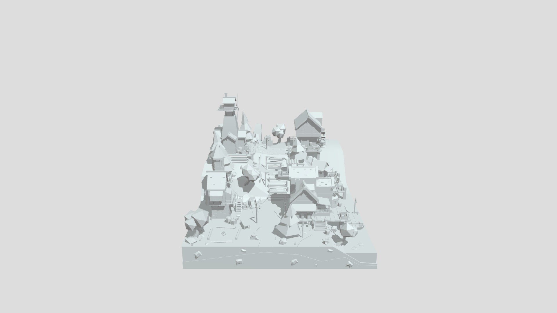 low-poly-environment - 3D model by ninna1 [187217a] - Sketchfab