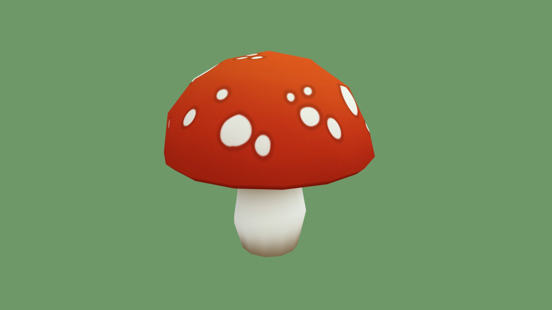 Mushroom - 3D model by picobyte (@pic0byte) [187222b] - Sketchfab