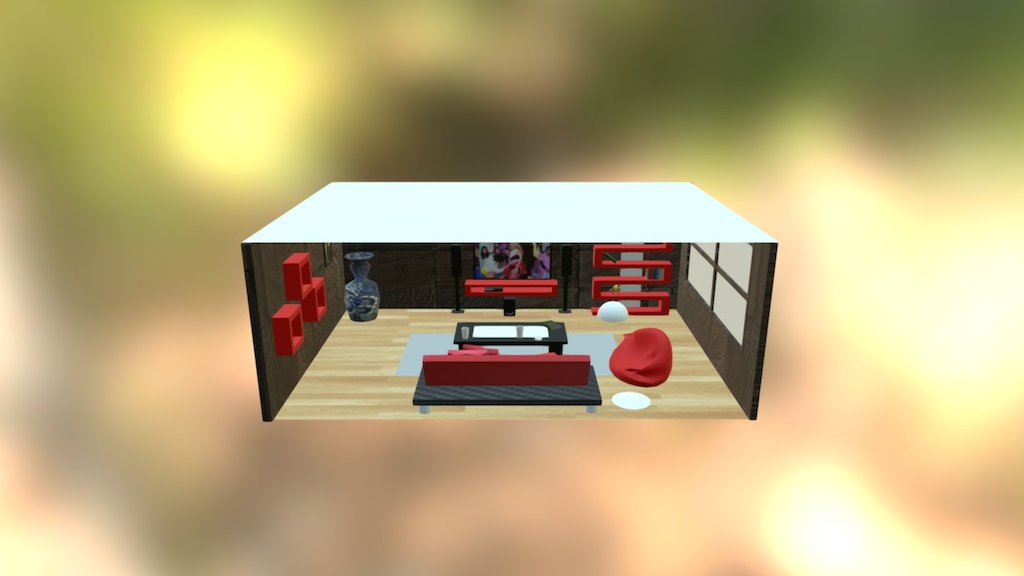 Sala - 3D model by Ferb Melo (@ferbmr) [1873ce6] - Sketchfab