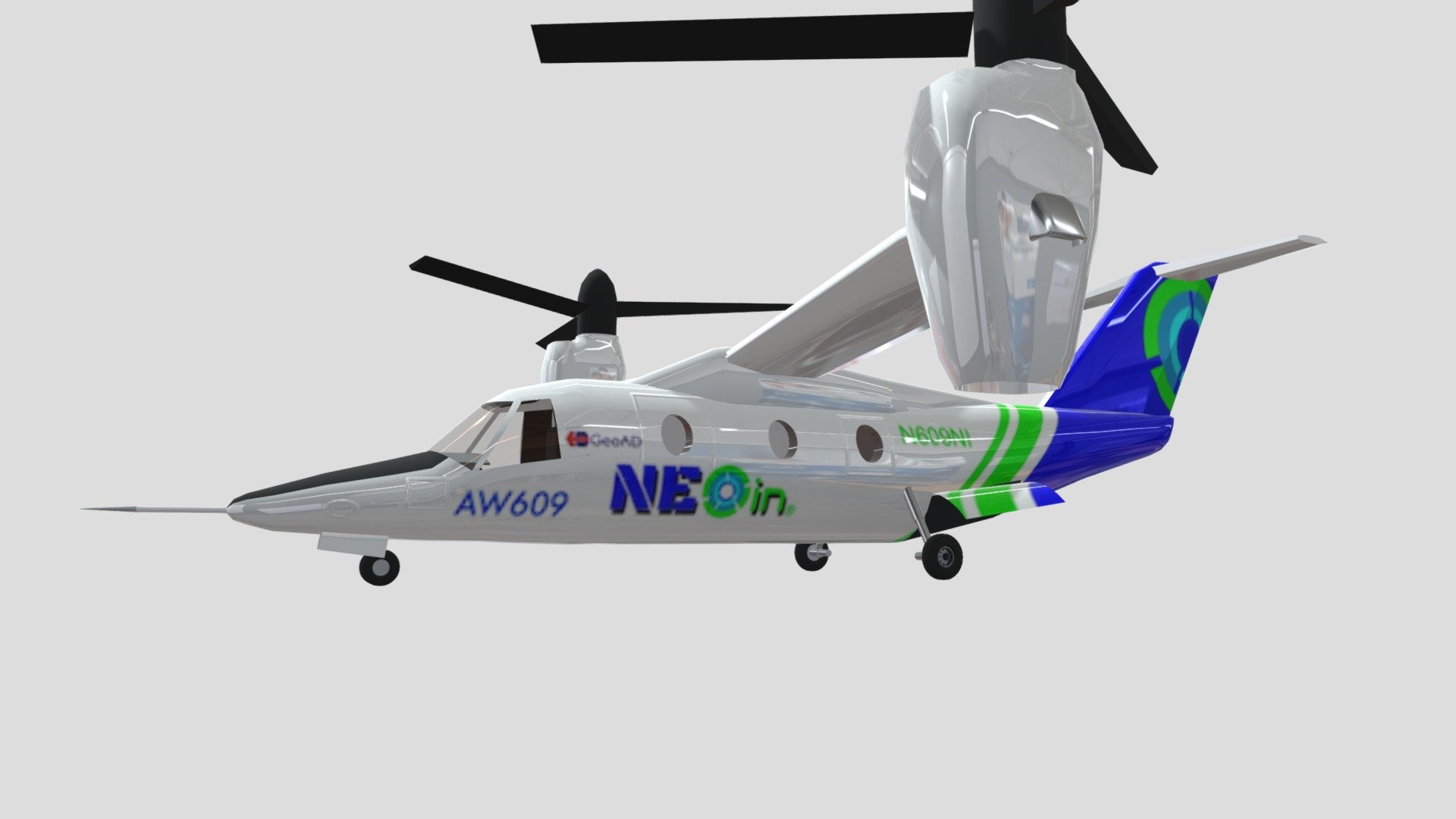 NeoTrans (NeoIn Livery) AW609 - Download Free 3D model by AF267 (@jsong ...