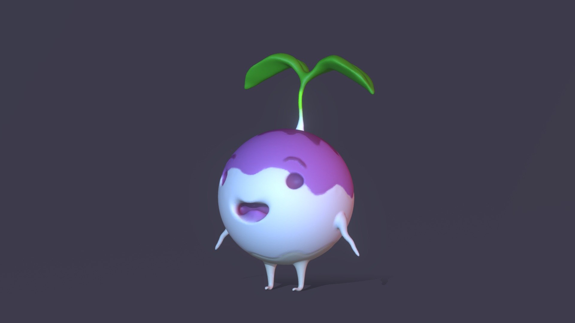 Turnip Alien - 3D model by wallpapers [1875188] - Sketchfab