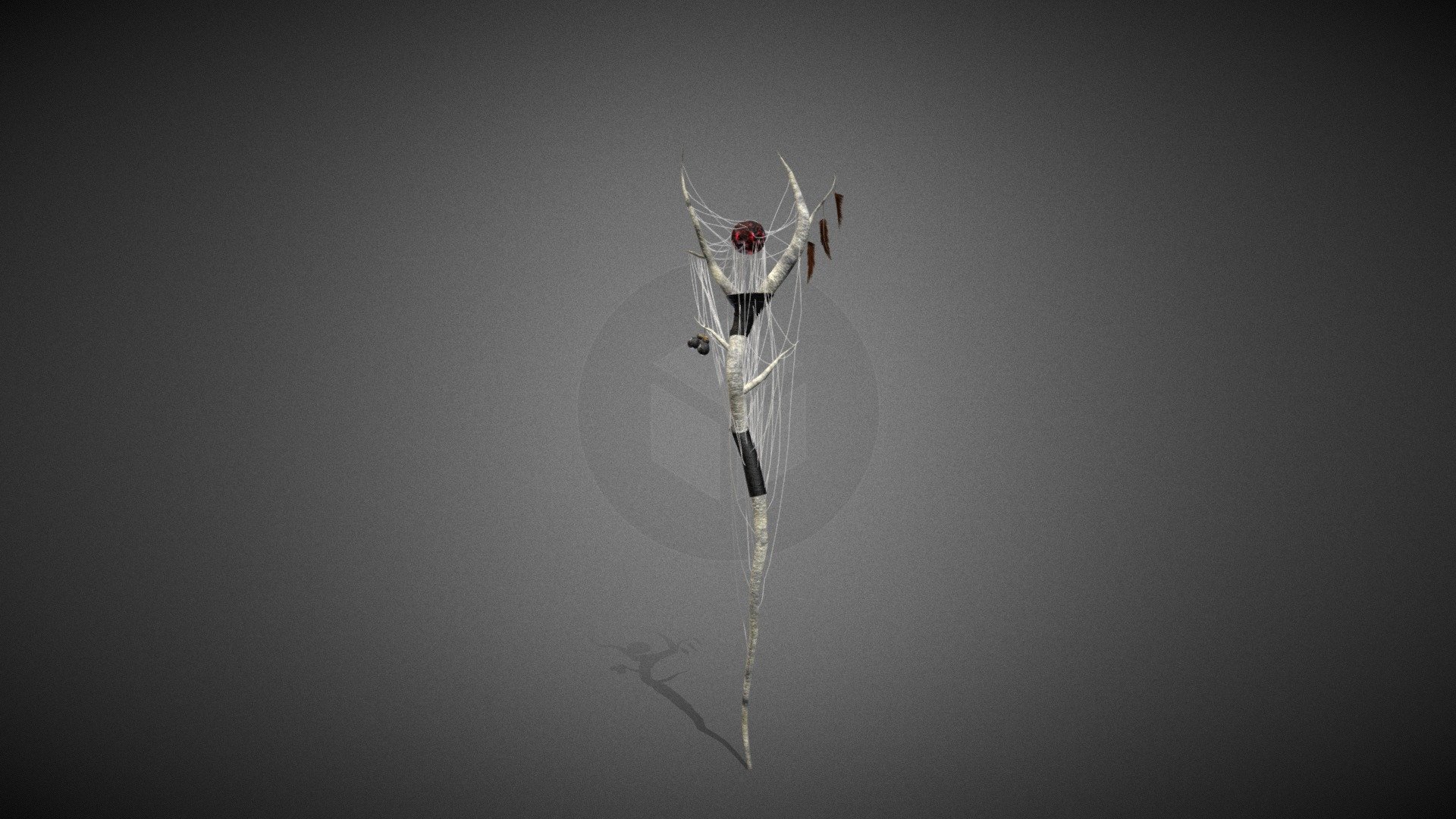 Spider Witch Staff - 3D model by cathairk4 [1875661] - Sketchfab