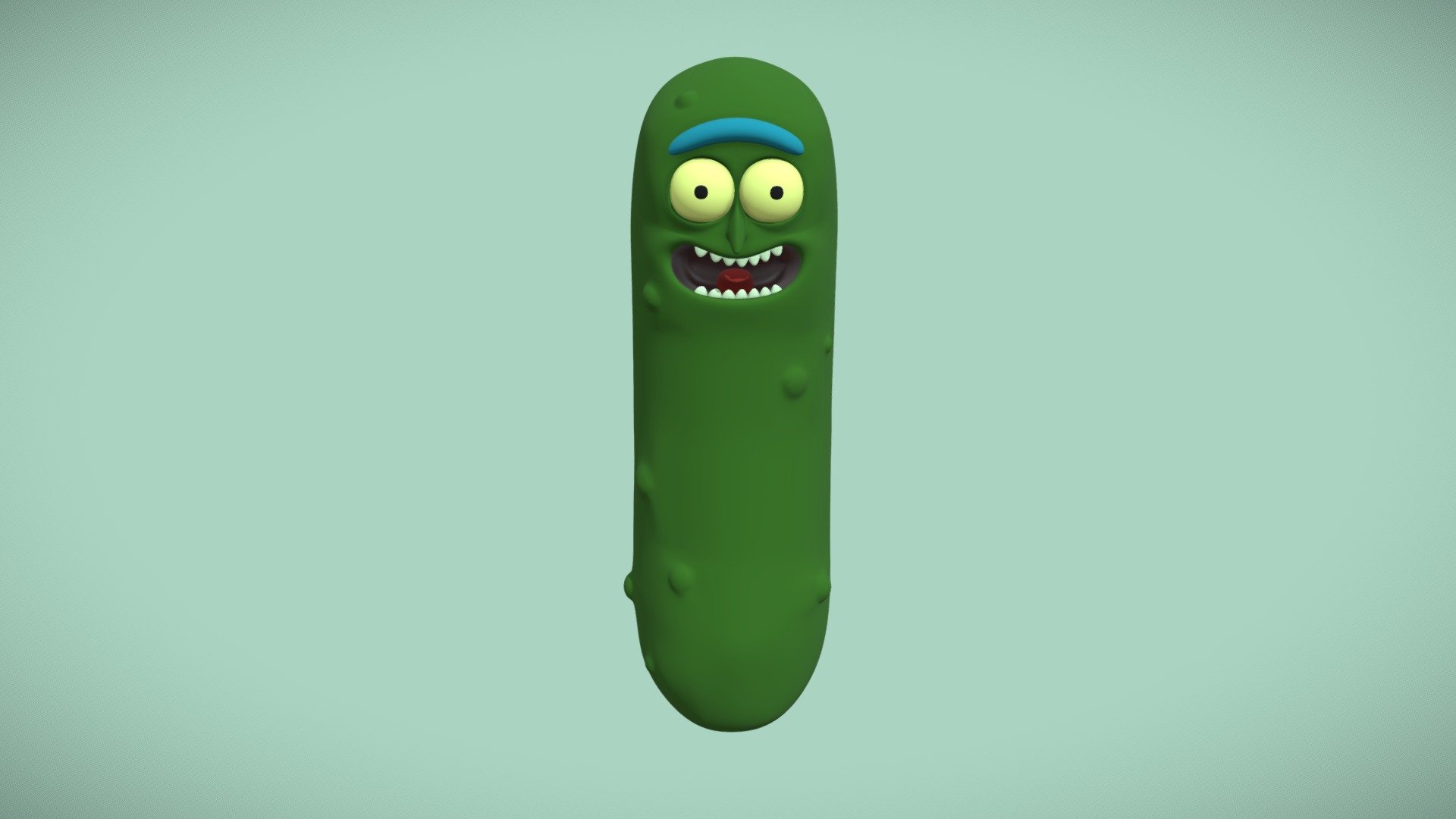 Pickle Rick(Rick and Morty) - 3D model by Yamou [1875df1] - Sketchfab
