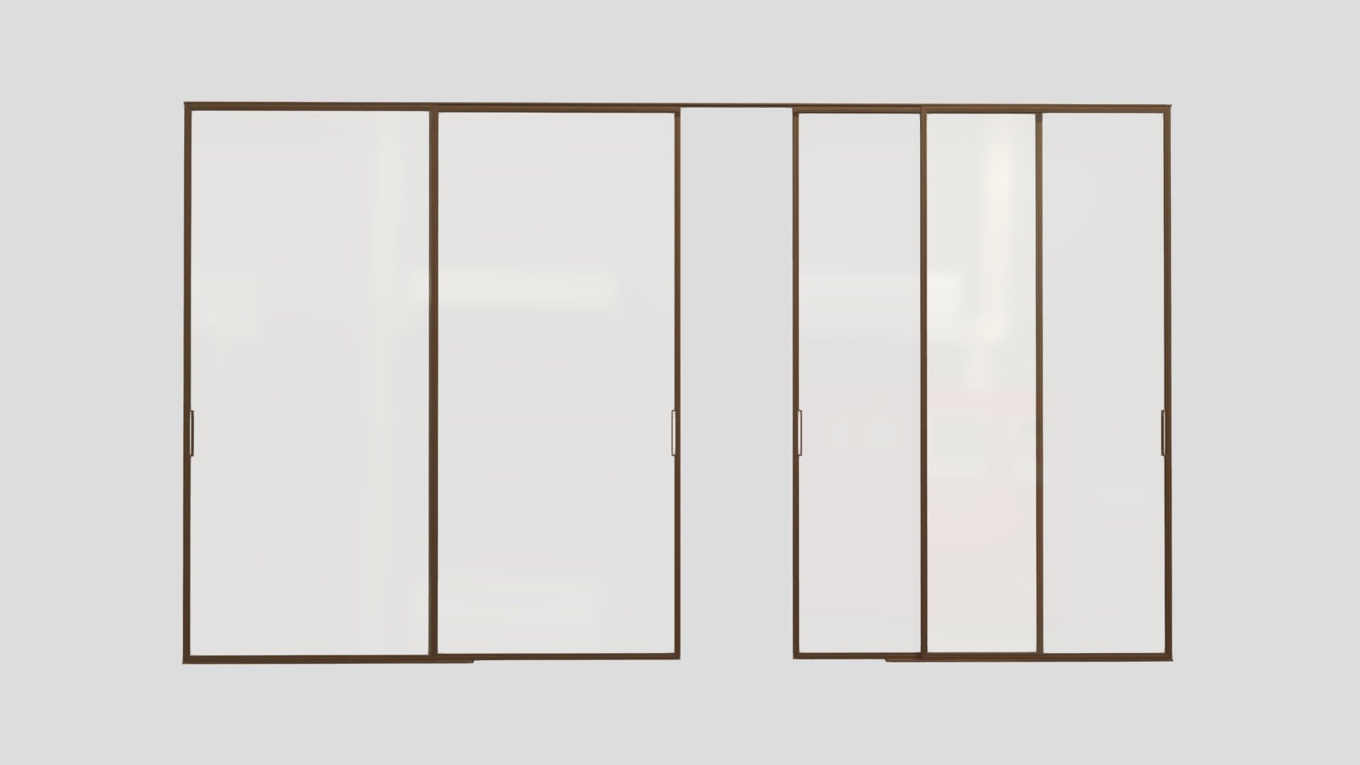 Slimframe Glass Partitions Sliders - 3D model by Austin Glaze ...
