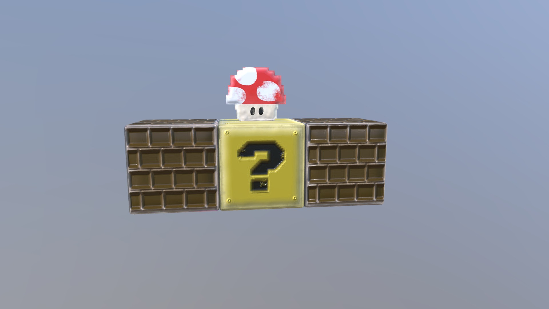 Mario Block - 3D model by sarah.hind [1879b50] - Sketchfab