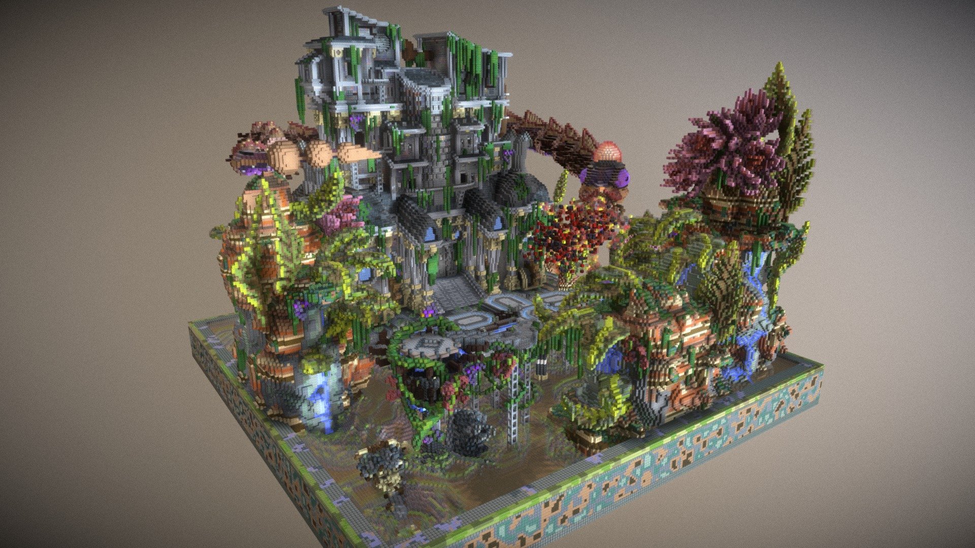 Fantasy Swampy Abandoned Factory Spawn - 3D model by fernandont ...