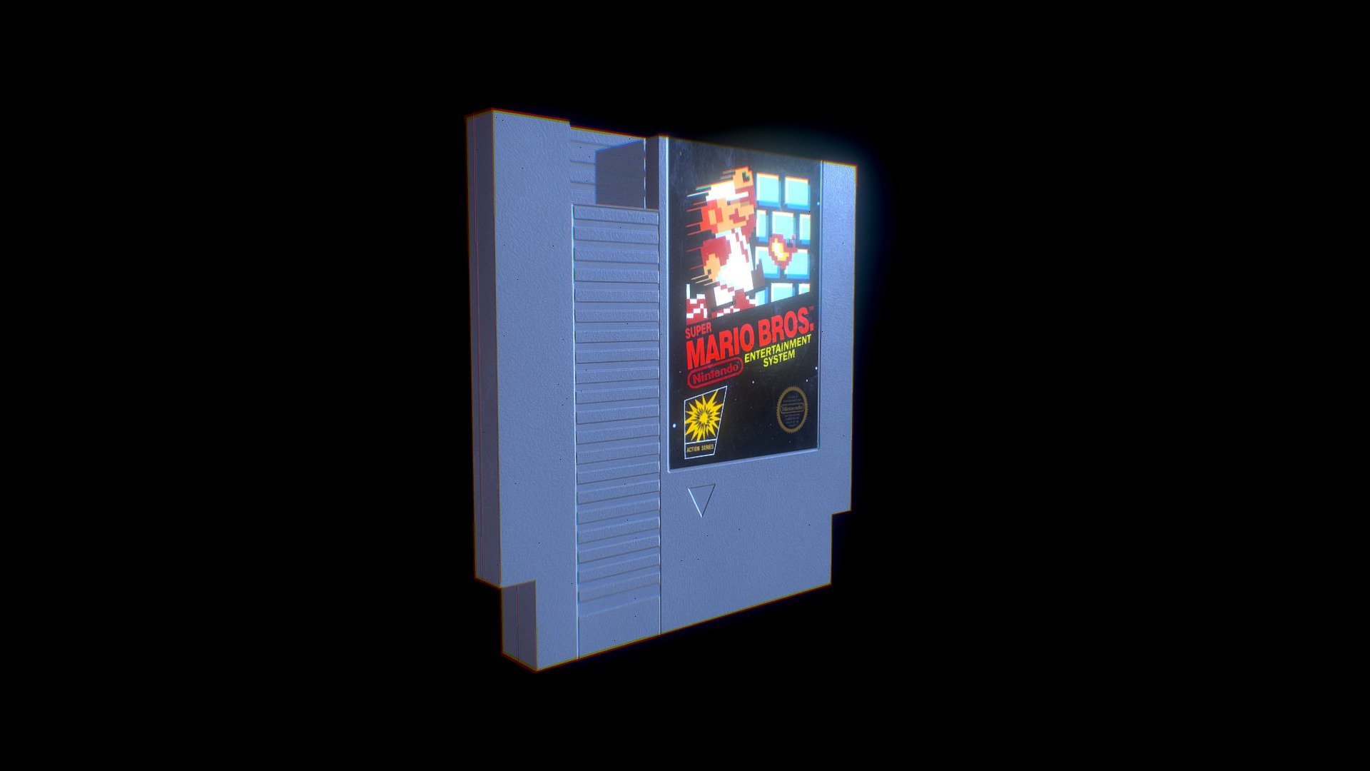 Cartucho NES - 3D model by Aaron Flores (@aflores104) [187e6b7] - Sketchfab