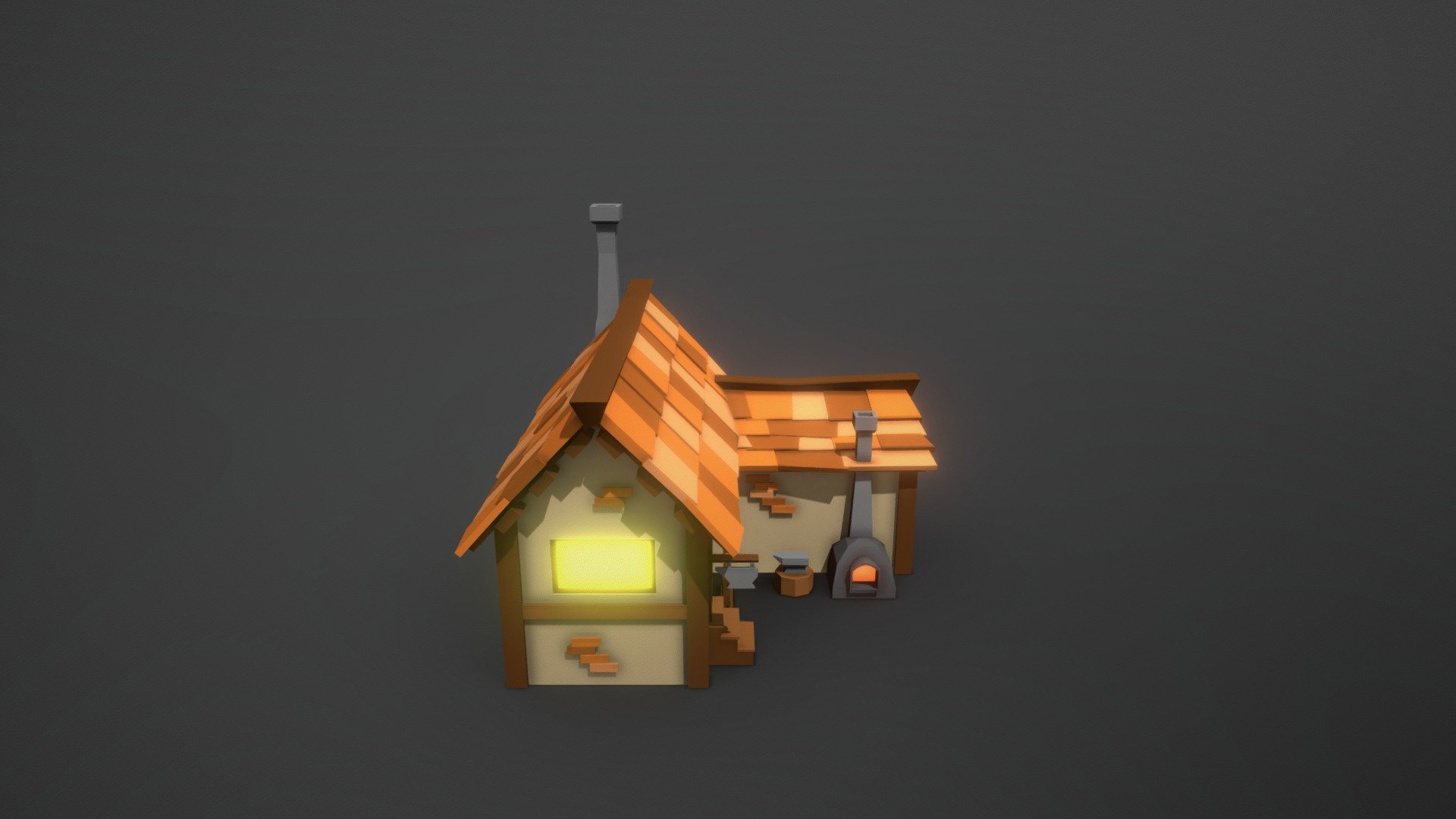 Blacksmith Building - Download Free 3D model by Ngsum (@Natgsum ...