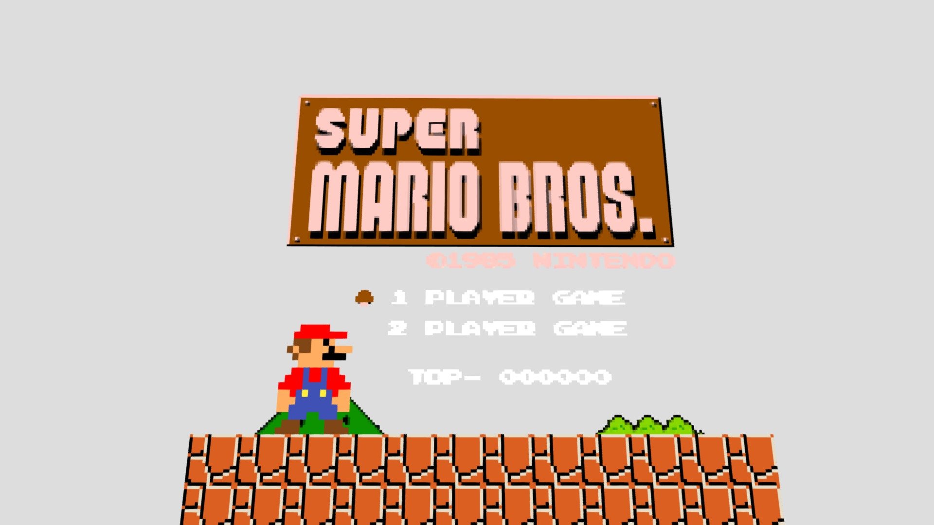 Mario Bros Classic Menu - Download Free 3D model by TheSunPixel ...