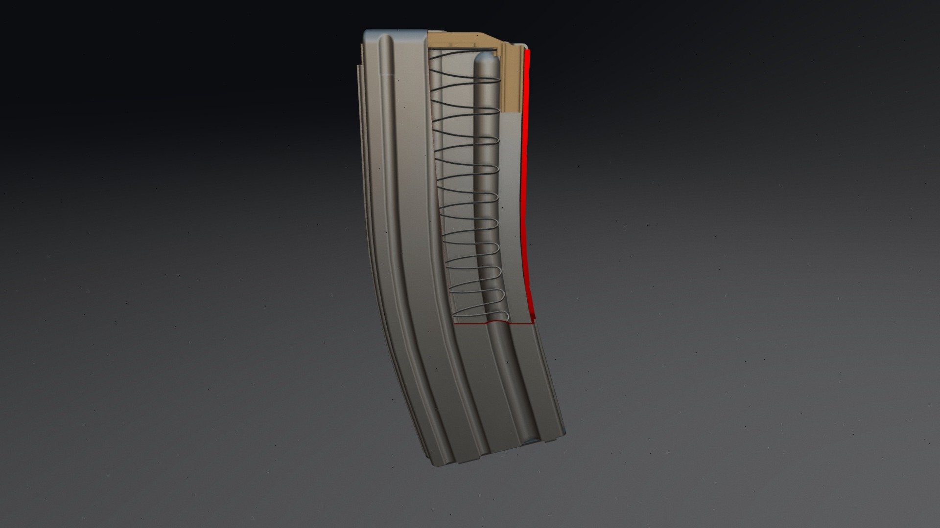 AR-15 STANAG Magazine - 3D model by SagiShi (@legecki.kacper) [18819d9 ...