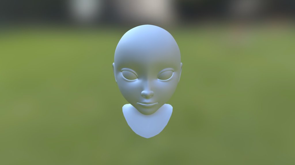 Stylized Head High - 3D model by arkiando [1882393] - Sketchfab