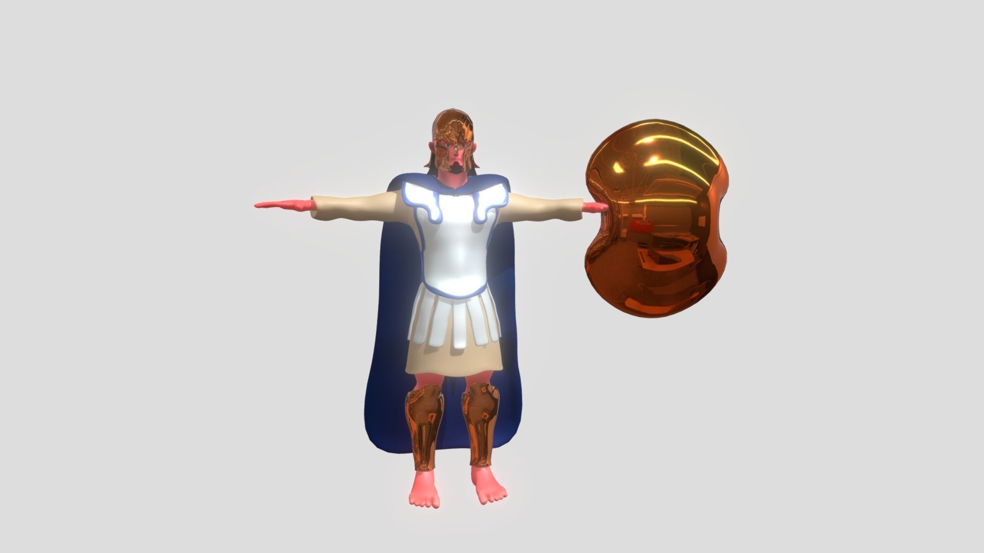 Stylized Greek Warrior- Sculpt - Download Free 3D model by Seifert ...