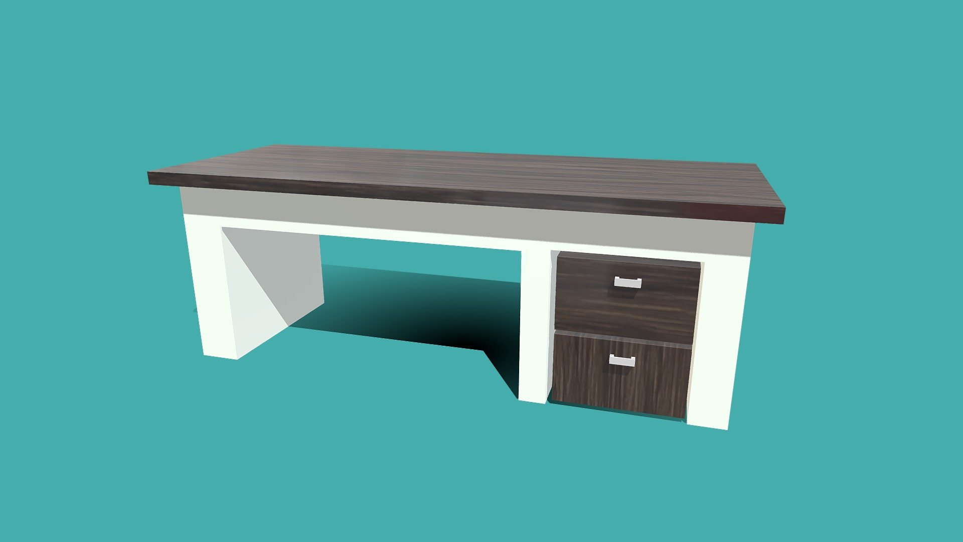 Modern Office Table - 3D model by MVT (@MadisonVT) [1882faf] - Sketchfab