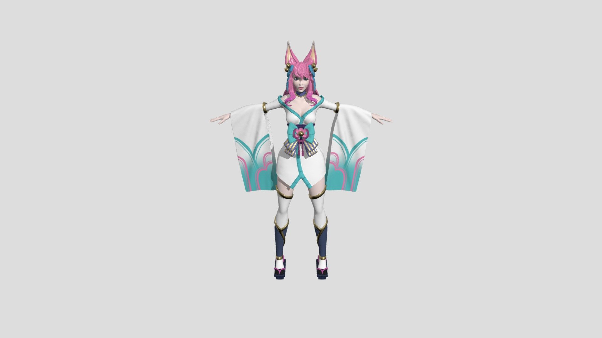 Ahri Spirit Blossom [League of Legends] - 3D model by Paiwii (@paiwii ...