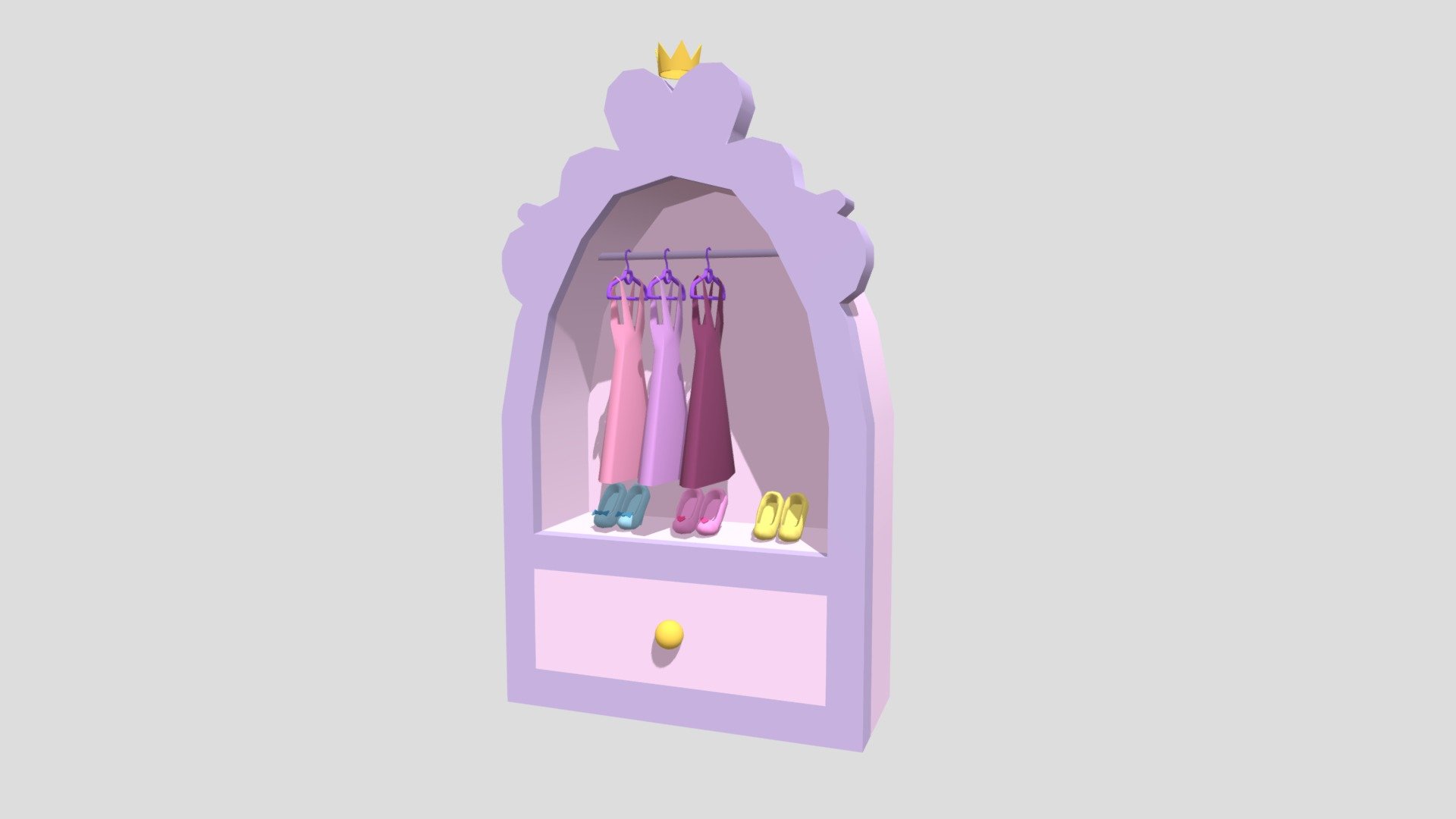 Princess Closet - 3D model by Yozoh [18848f4] - Sketchfab