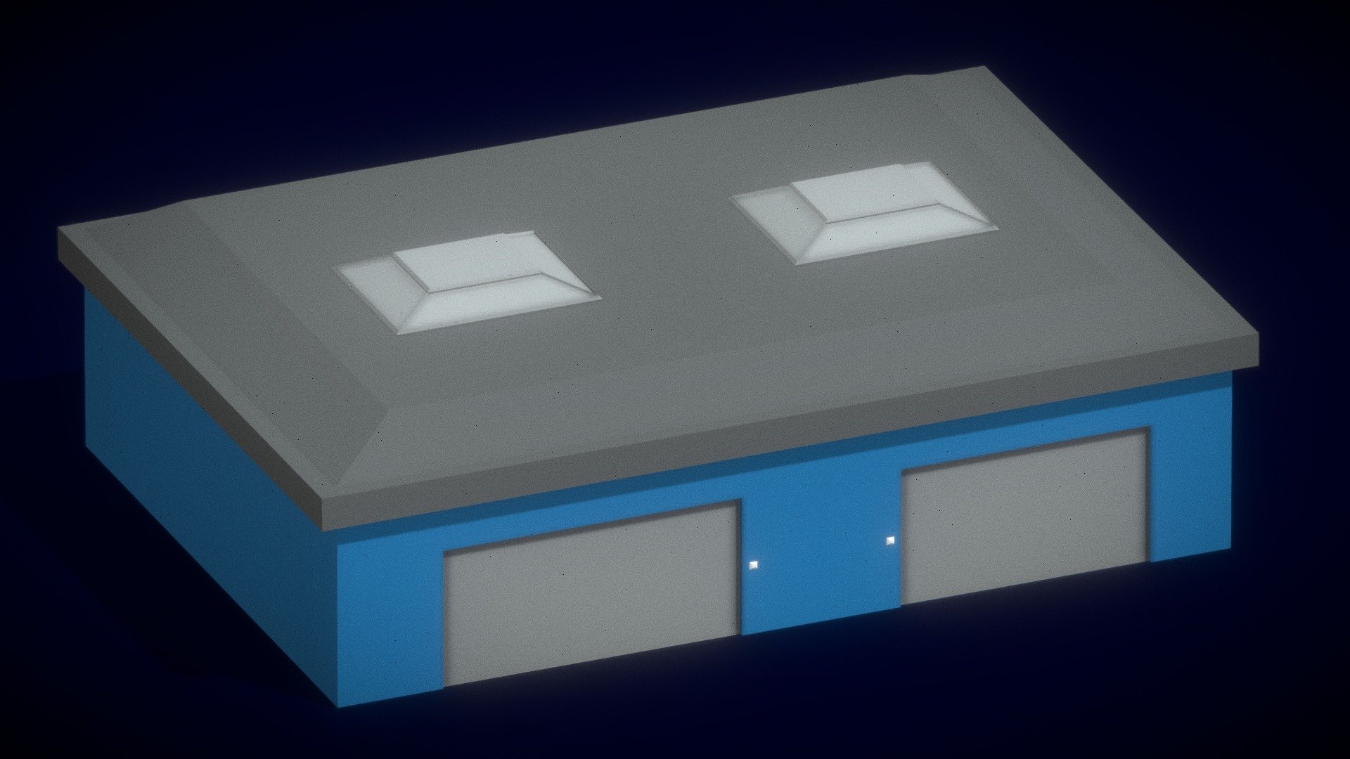LowPoly Garage - Caw Wash Center - Low Poly Free - Download Free 3D ...