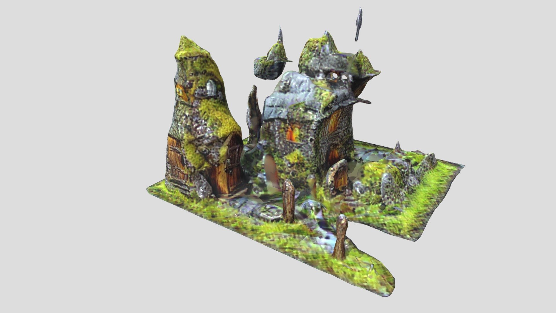 Wizard's cottage 2 - Download Free 3D model by trickmachine1 [1884be1 ...