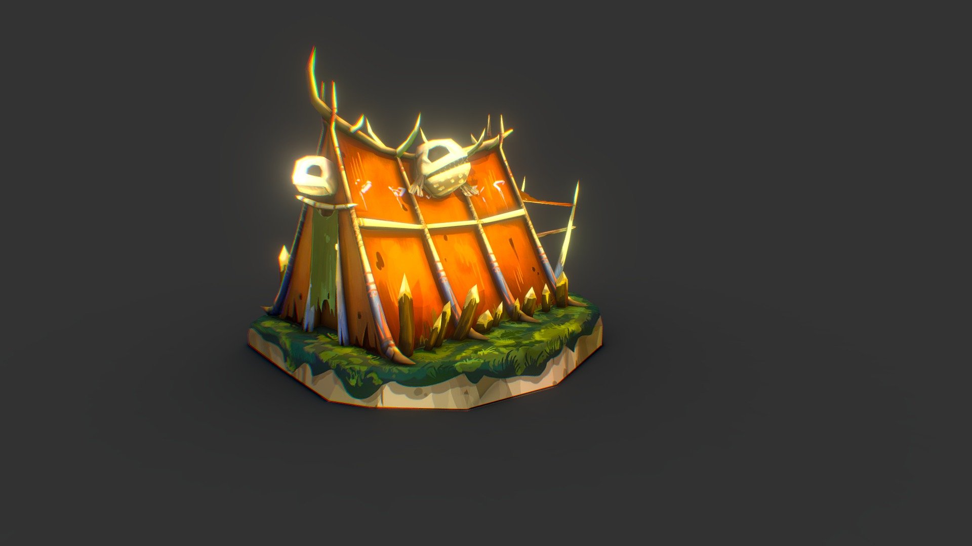 Shaman house - 3D model by Oleaf (@homkahom0) [1887b97] - Sketchfab