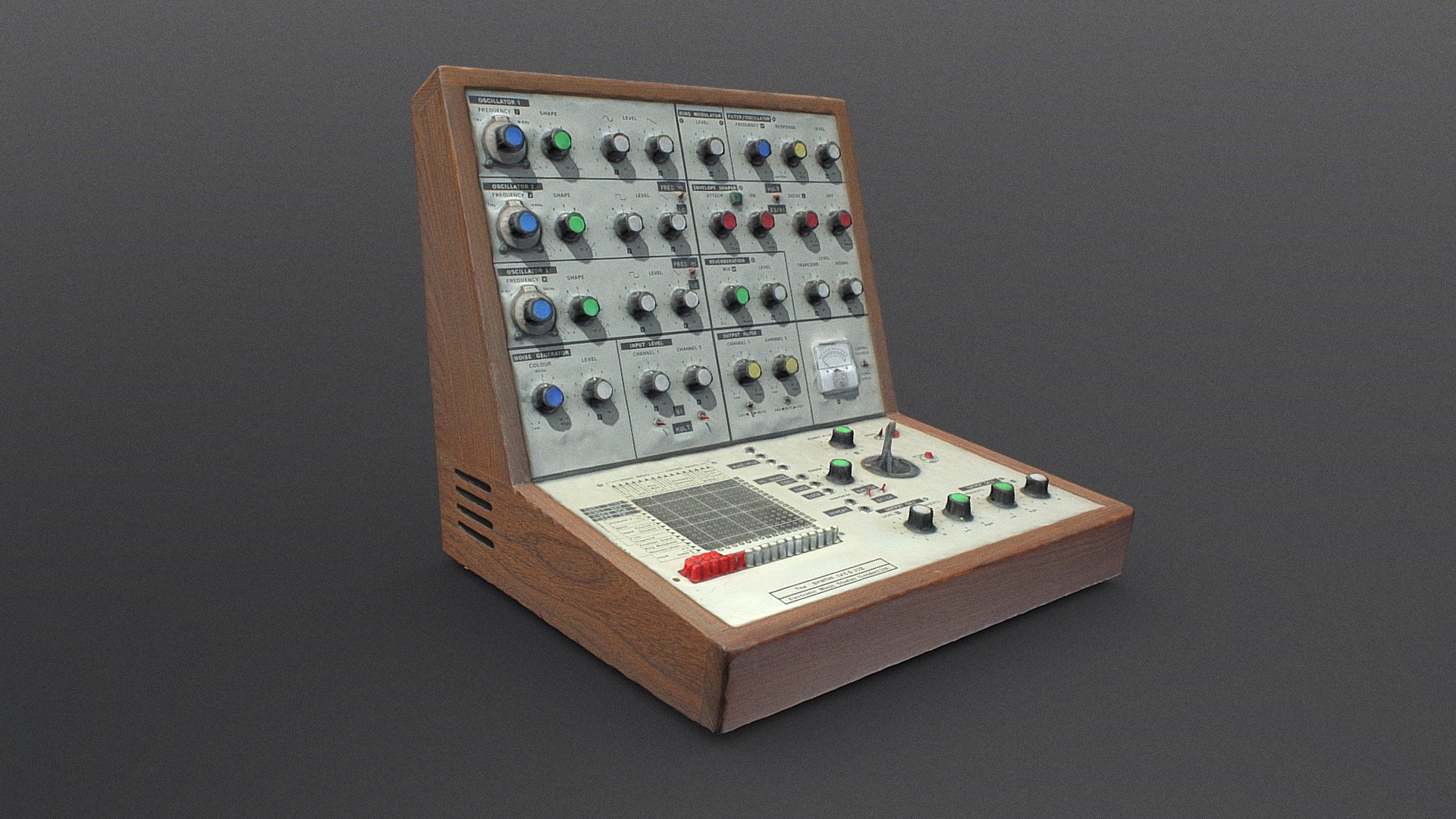 EMS VCS 3 mk II synthesizer - 3D model by Tom Goskar (@tomgoskar ...
