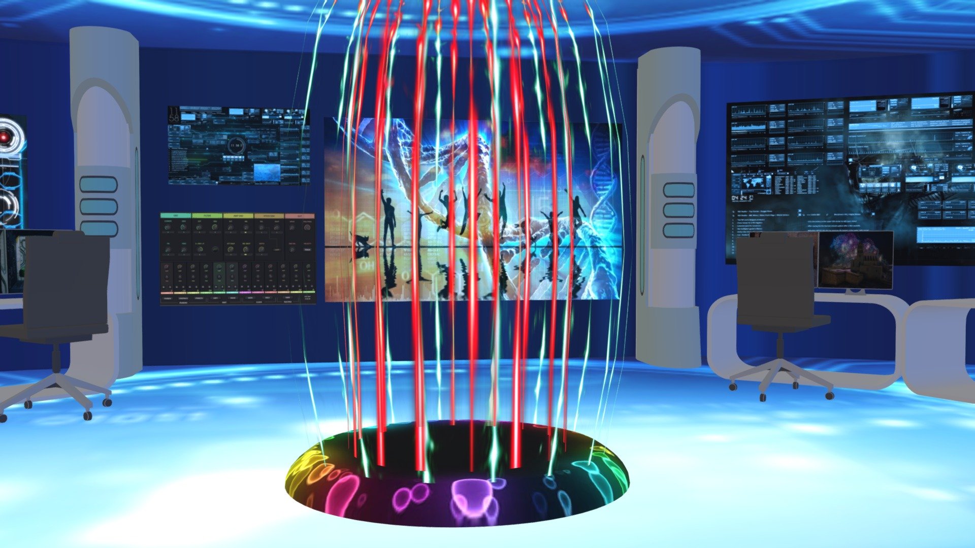 Control Center ( unlit version ) - Download Free 3D model by ...