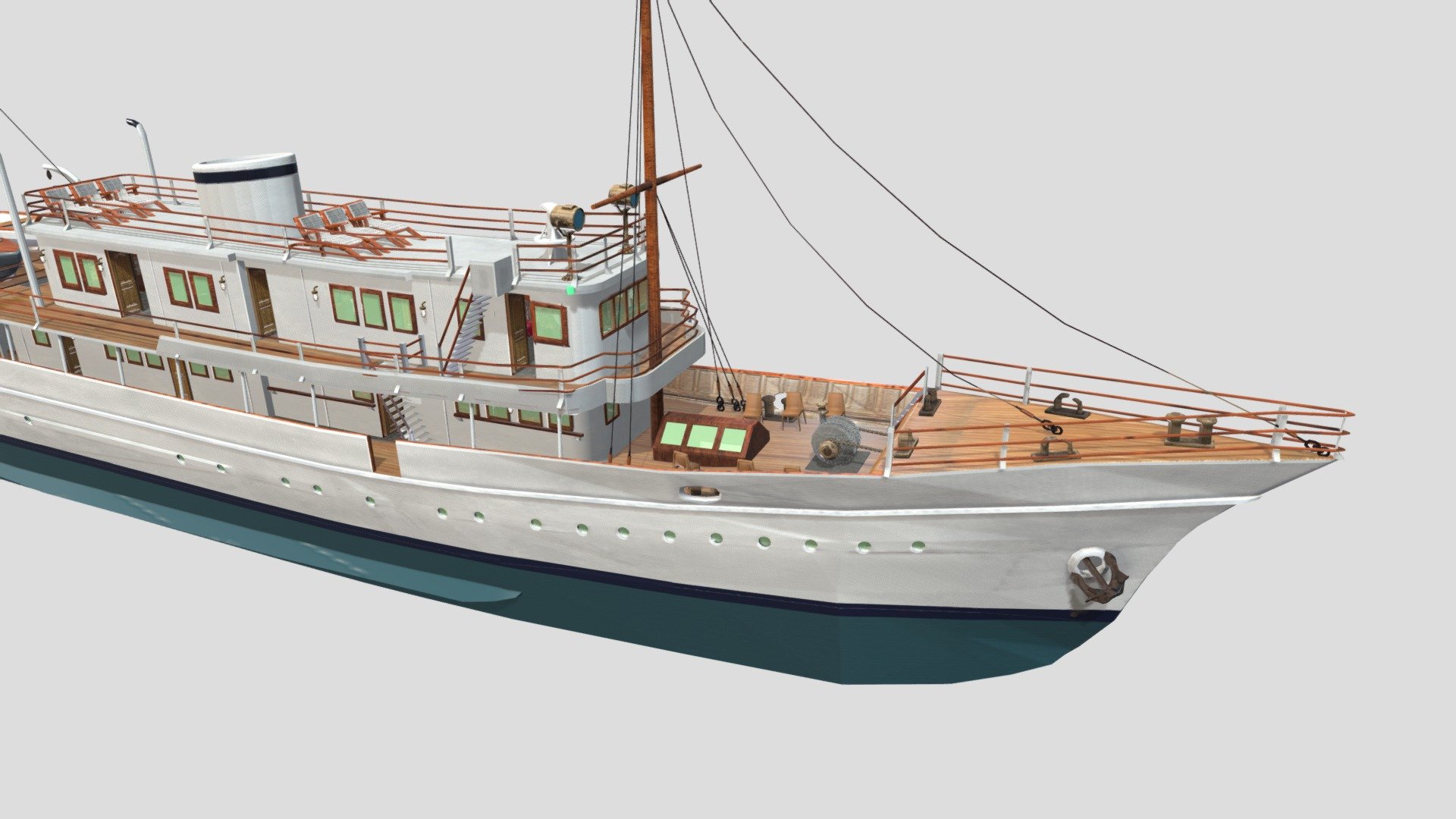 Madiz_yacht, the boat with interior - 3D model by Ryan.Qin [188c0dd ...