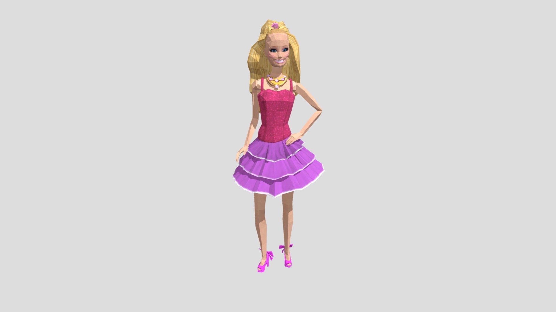 Barbie - Download Free 3D model by semiceki50 [188cdcb] - Sketchfab