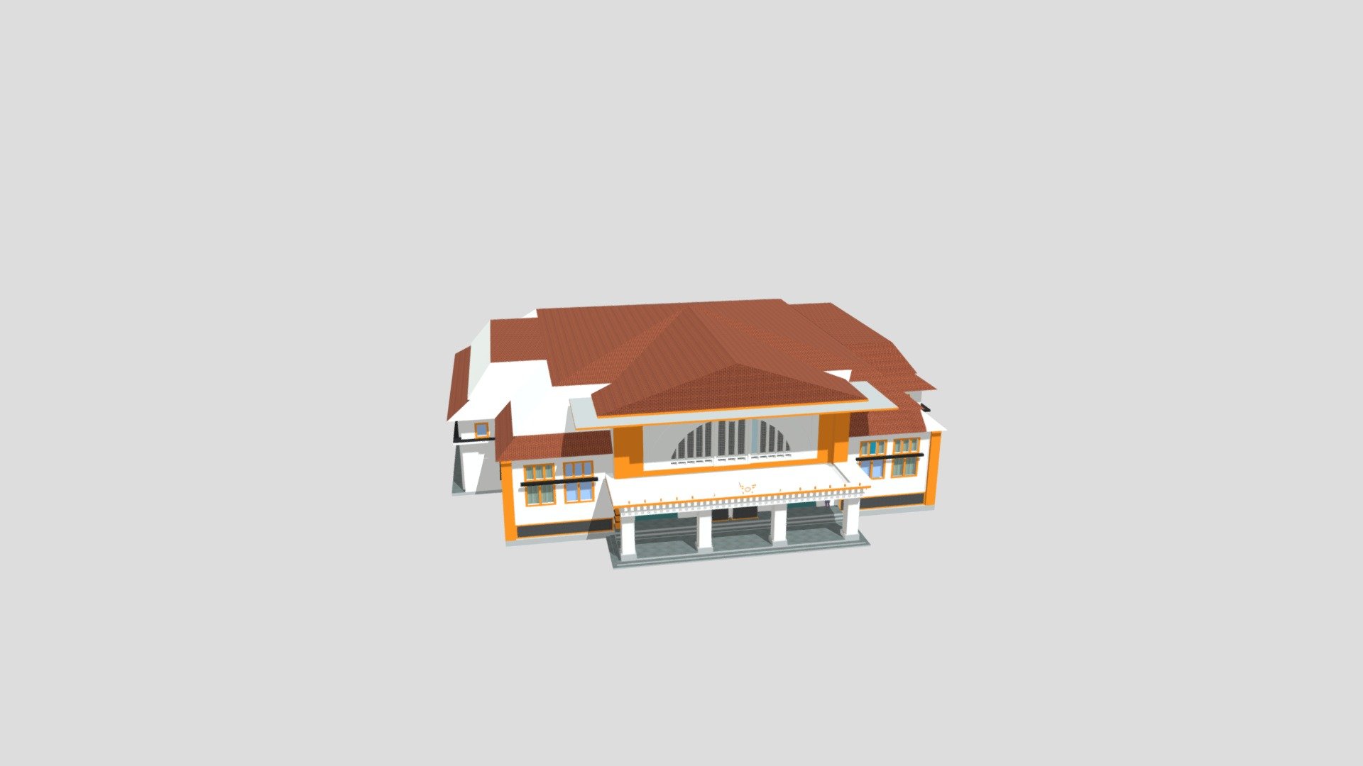 Kantor Pos Surabaya - Download Free 3D model by fiqri.fahra [188dbfb ...