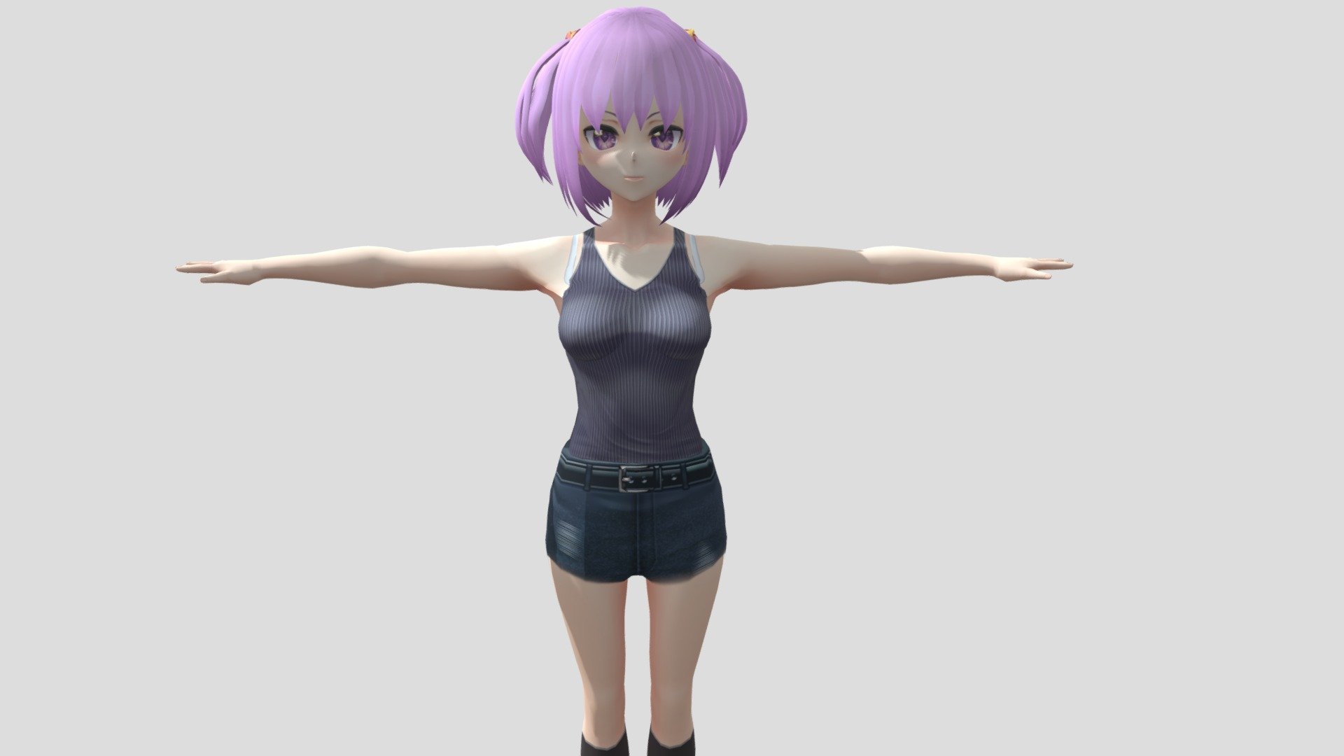 【Anime Character】Maya (Two Type/Unity 3D) - Buy Royalty Free 3D model ...