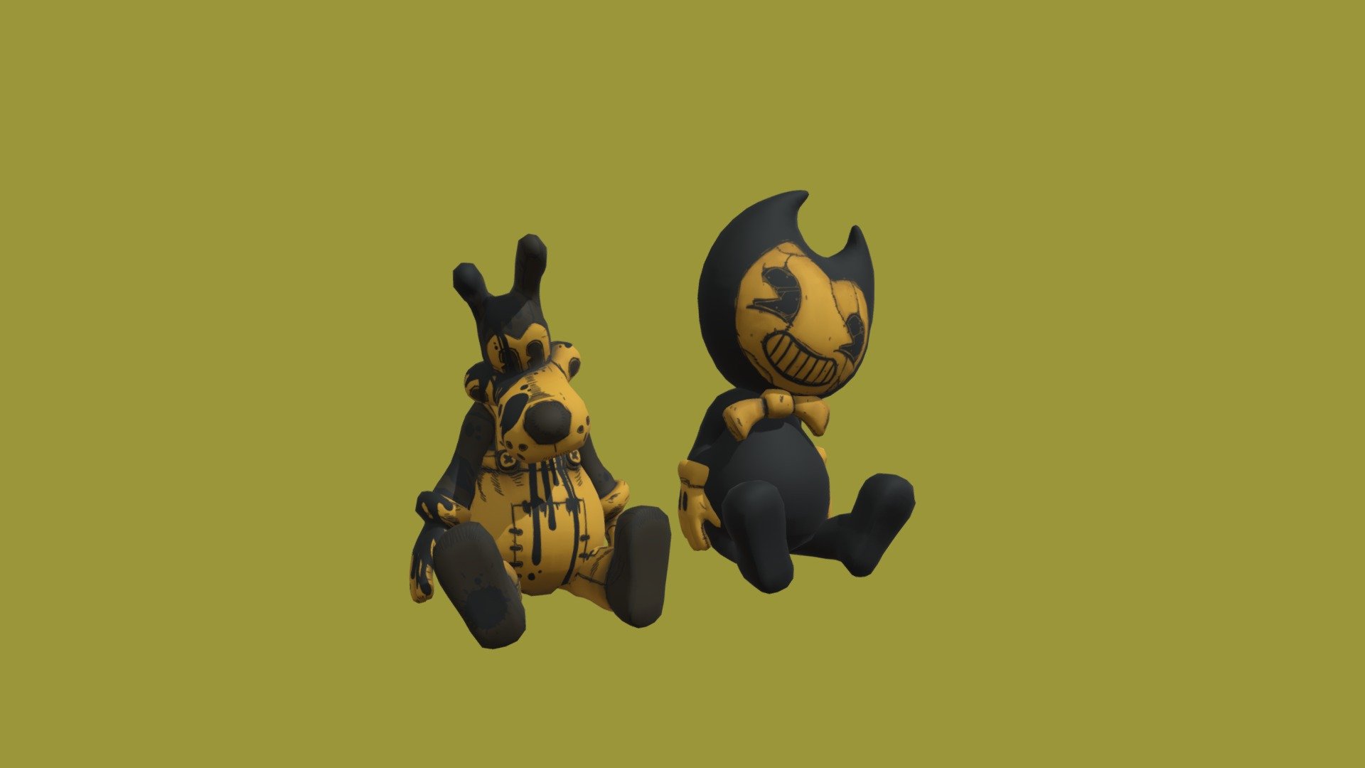 Bendy And Boris Plush - Download Free 3D model by Matchop [188f31e ...