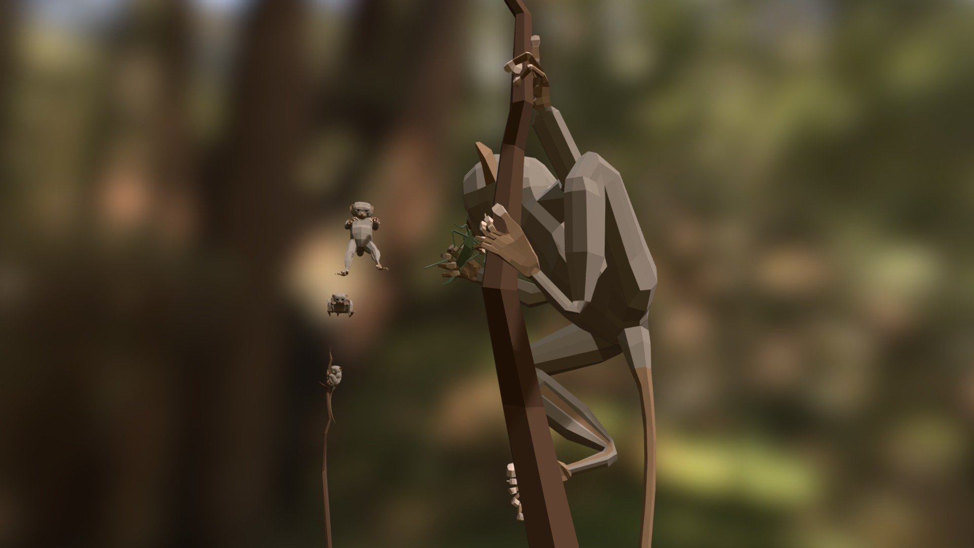Tarsier Leaping Sequence - Download Free 3D model by Dr. Keith Chan ...