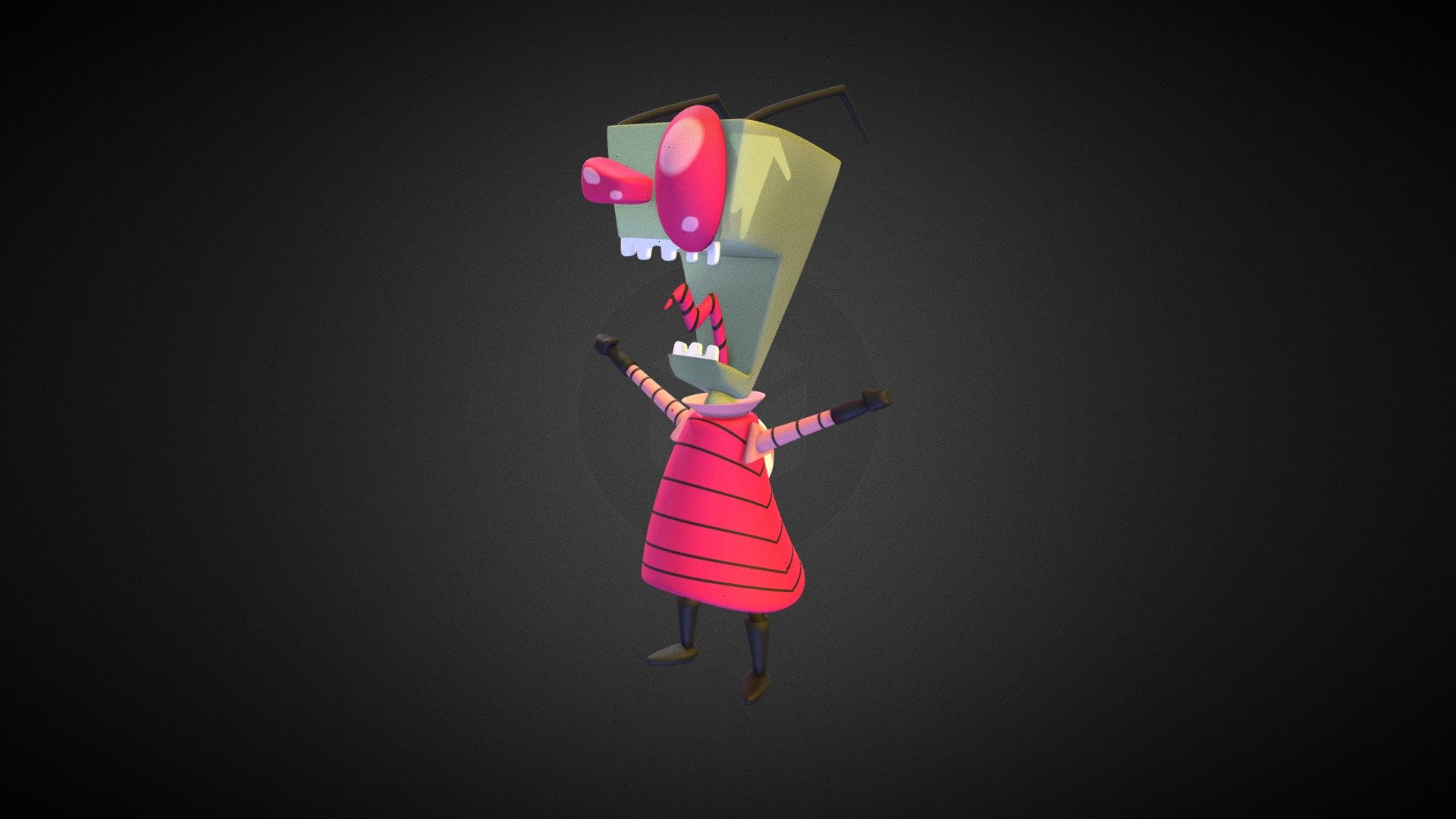 Invader Zim - Download Free 3D model by ALPHAEMON [1890771] - Sketchfab