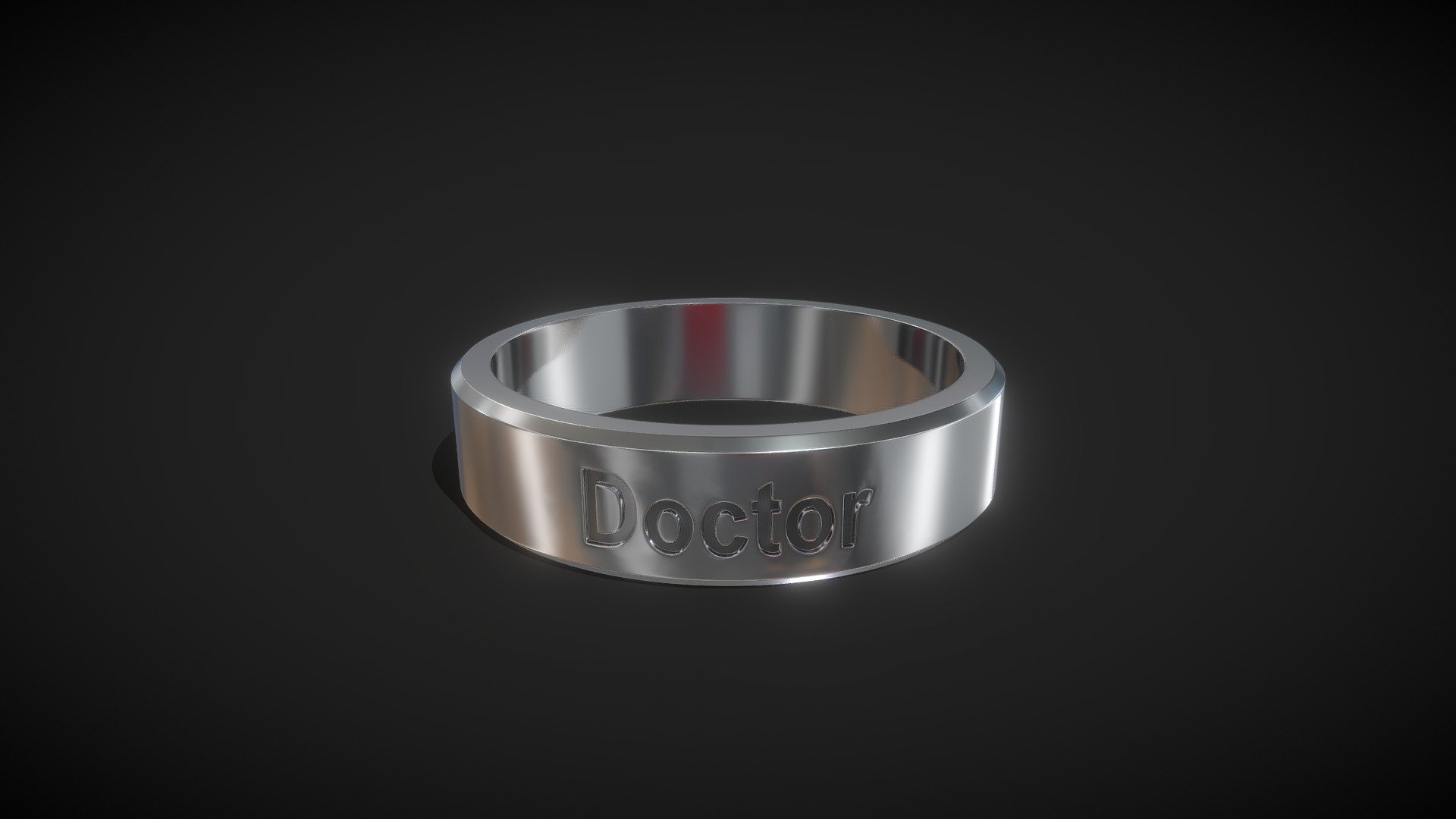Doctor Ring Platinum - Buy Royalty Free 3D model by Sandeep Choudhary ...