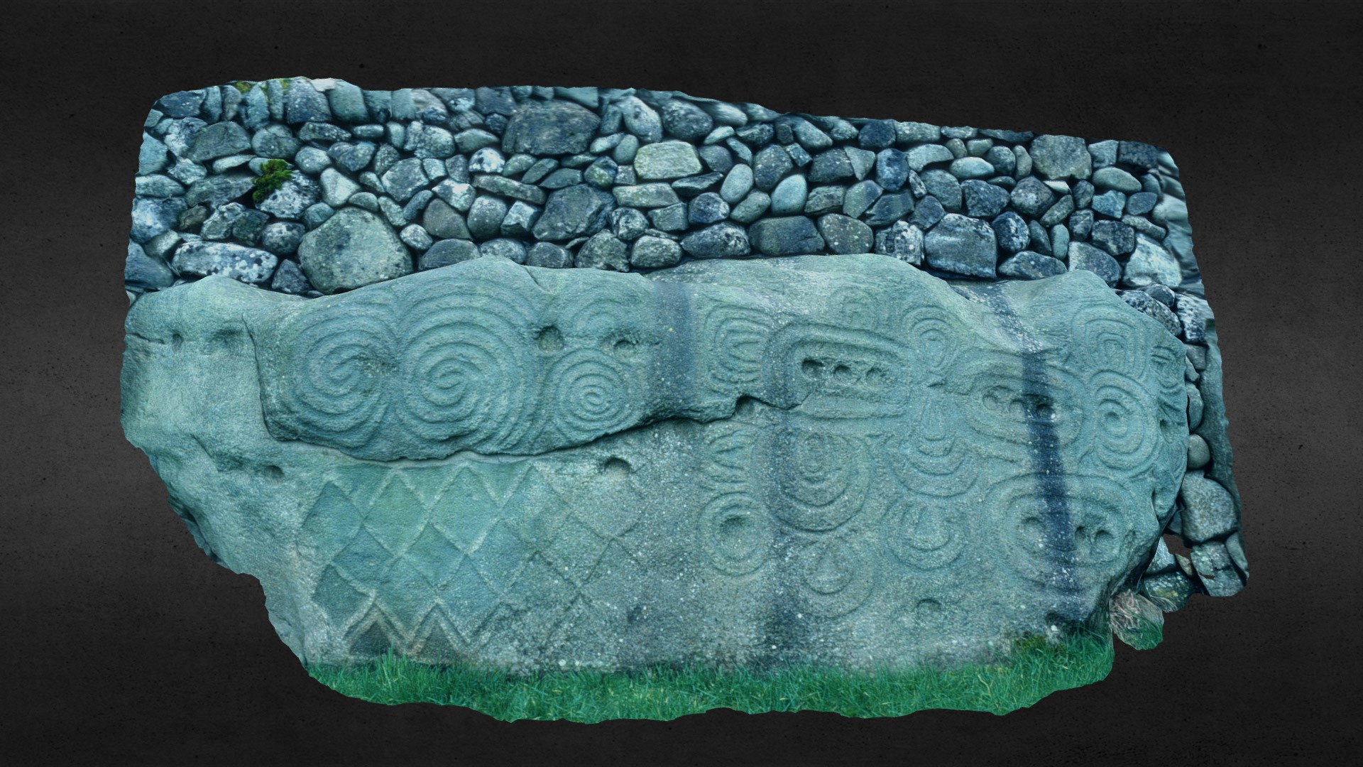 Newgrange Kerbstone - 3D model by rmark [1891f98] - Sketchfab