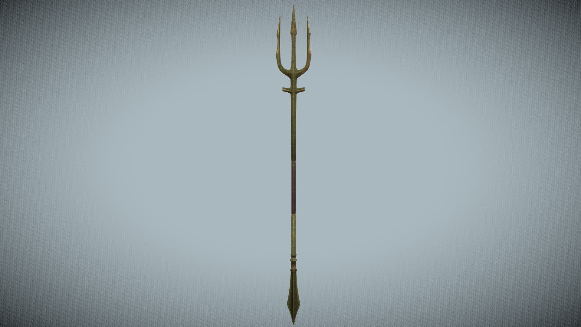 Mossy Golden Trident - Download Free 3D model by MightyPinecone ...