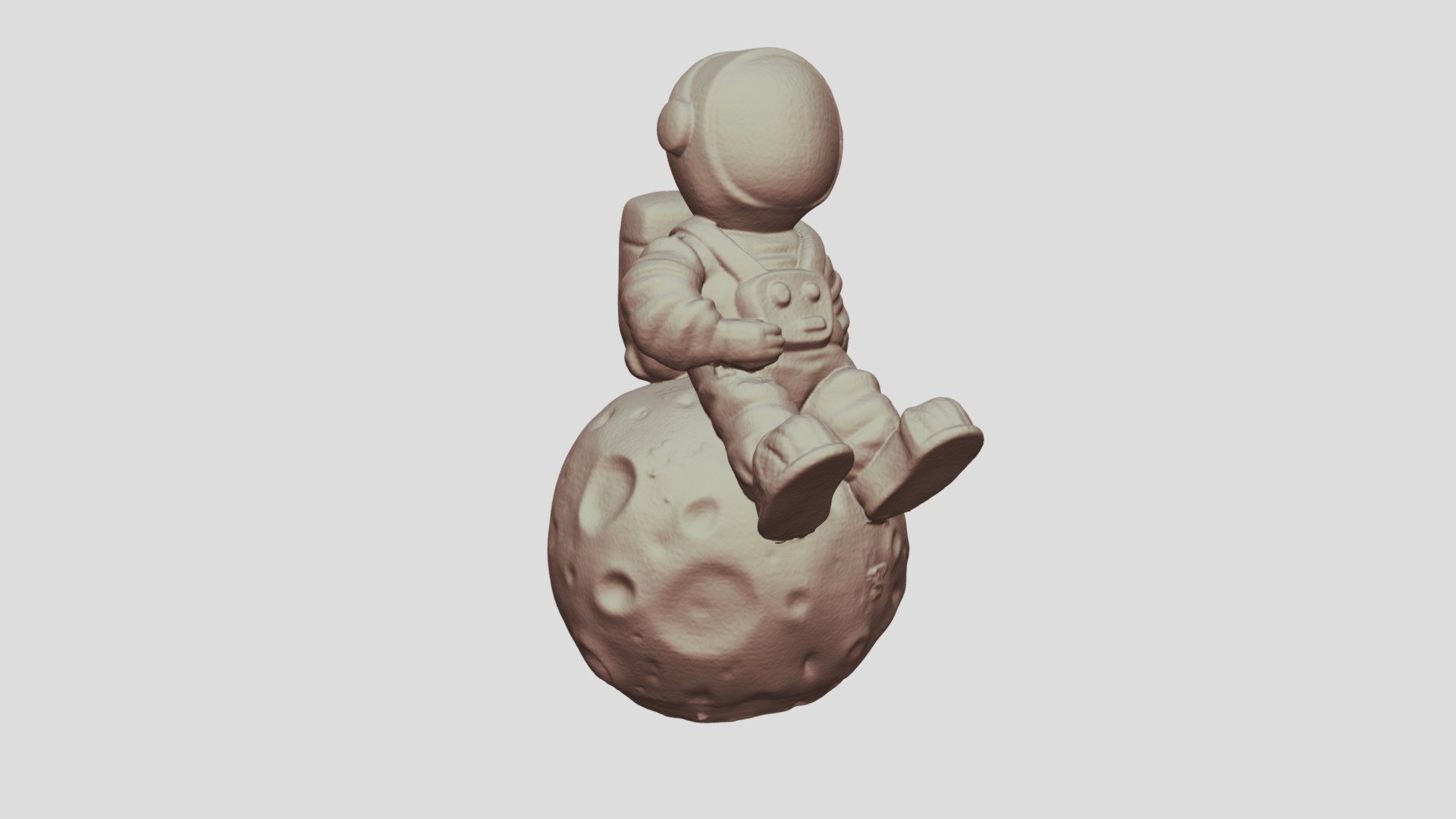 Astronaut 3D Print - Revopoint MINI - Download Free 3D model by Clever ...