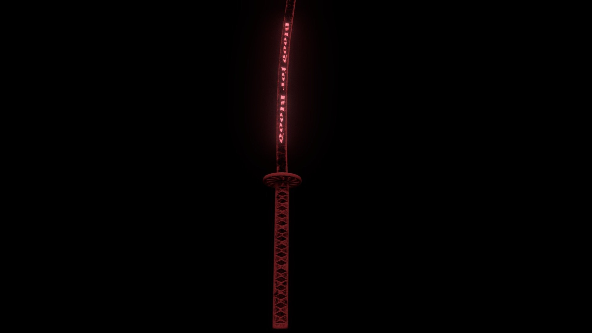 Blood demon's katana - 3D model by Grabalsky [18971cf] - Sketchfab