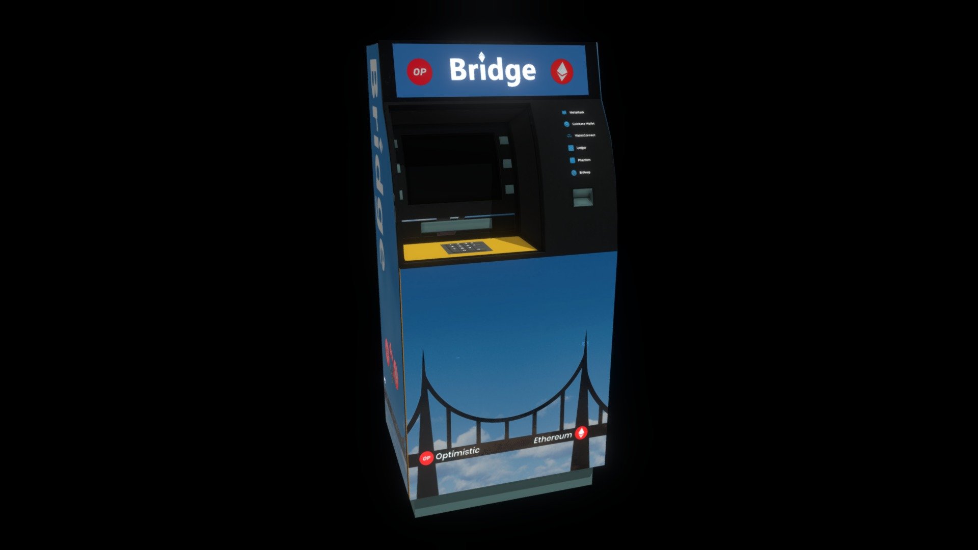 Ethereum L2 Bridge ATM - Download Free 3D model by m3org [1898856] - Sketchfab