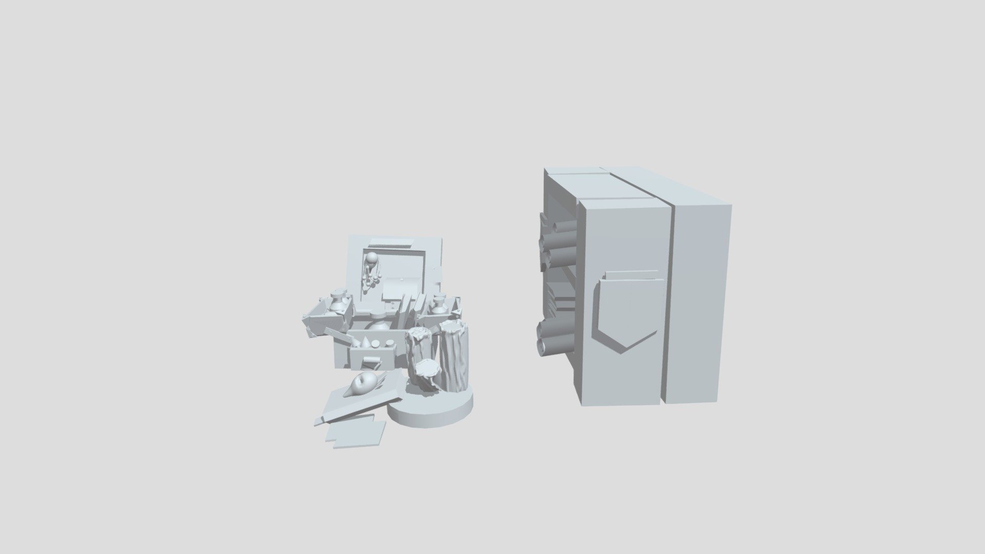 PAPERS AND STRINGS - 3D model by Castr098 [189acd5] - Sketchfab