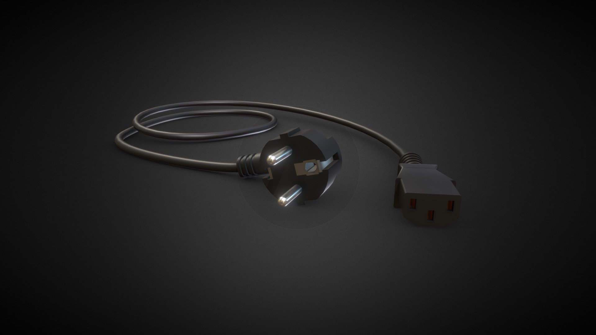 [CC0] European Power Plug - Download Free 3D model by literallylara ...