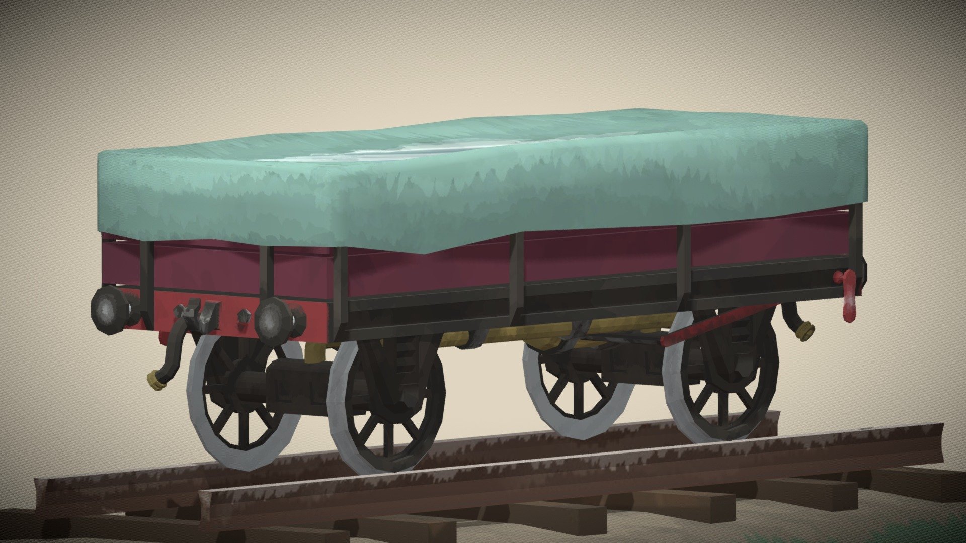 Alfredo's 3 Plank Wagon - Download Free 3D model by Sir Red Alfredo ...