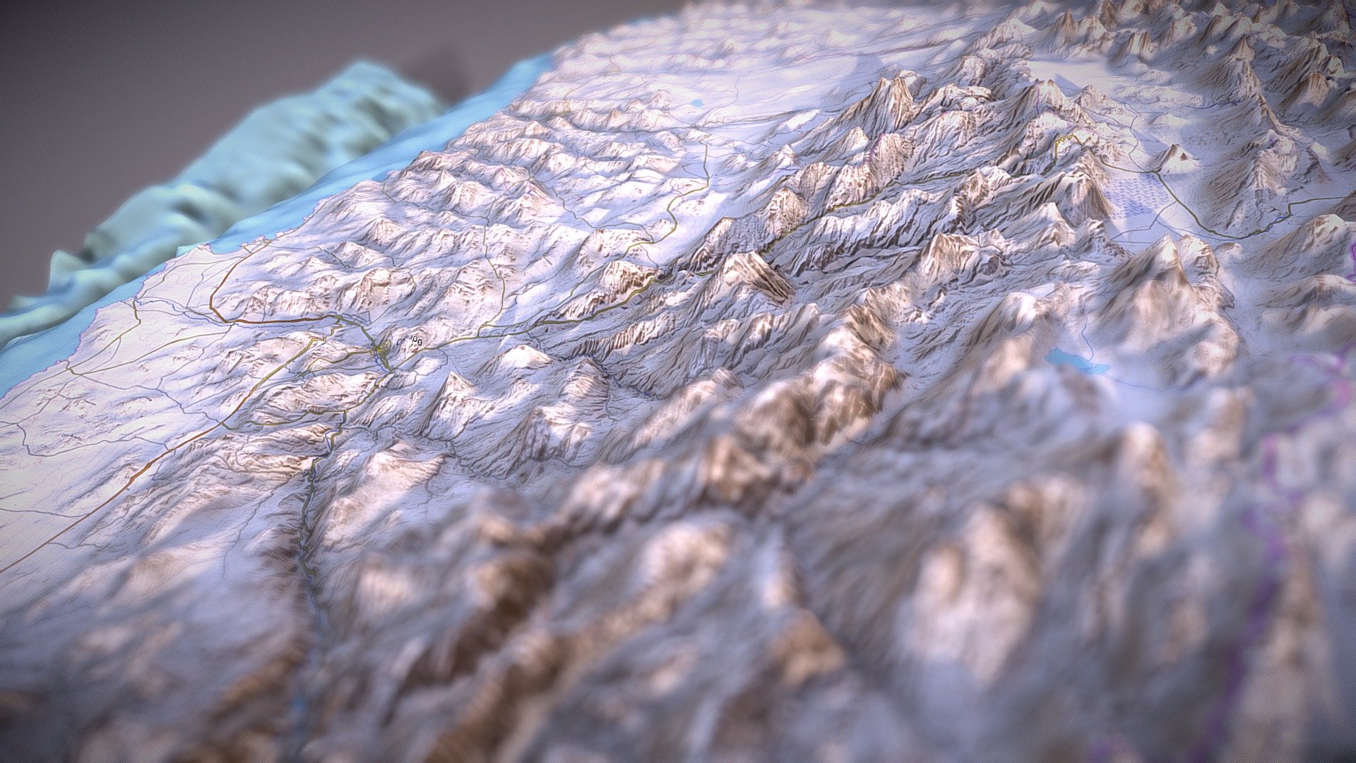 Copiapo, Andes, Fosse Pérou/Chili - Download Free 3D model by Xavier ...